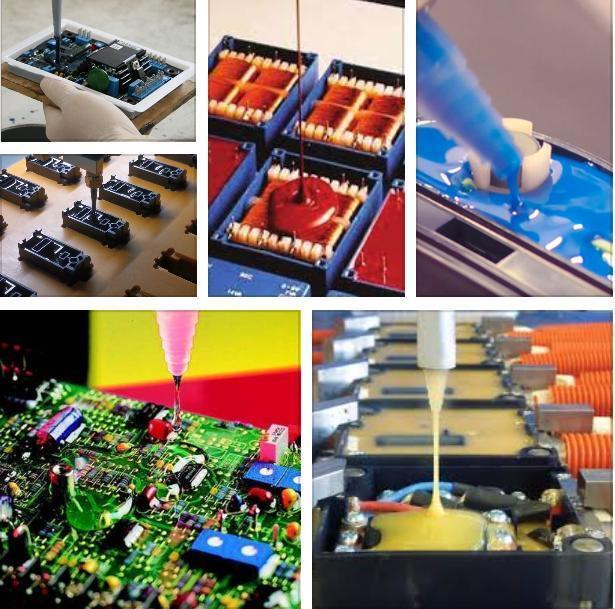 Thermally Conductive Potting Compounds Meter Mix and Dispense Equipment