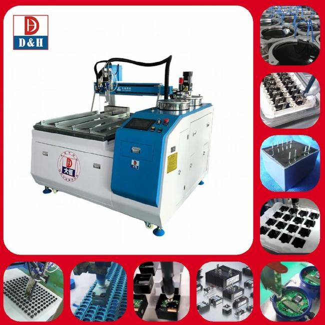 Pgb-810 LED Display Module Gluing Machine RTV Silicone Potting Machine LED Lamps Potting and Encapsulatio Machine Meter Mix Dispenser
