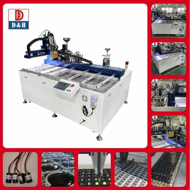Resin Potting Electric Encapsulated Dispensing Machine Current Power Electrical PCB Transformers Potting Machine