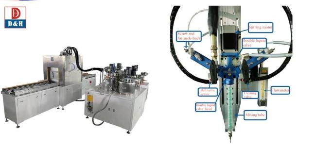Electronics Parts Production Vacuum Chamber Glue Potting Machine