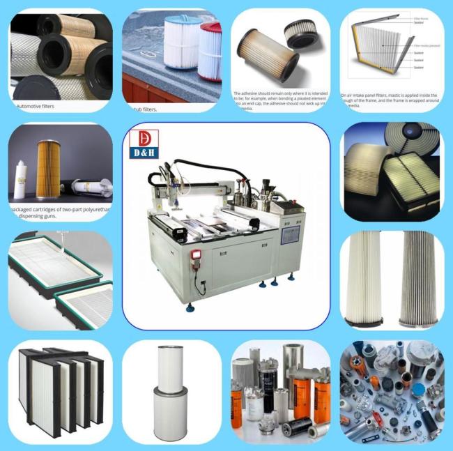 Filter Potting Machine Ab Compound Bonding Machine 2K Dosing Machine for Filtration