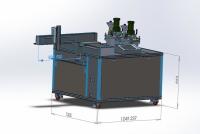 China Heat Function Two Component AB Glue Mixing Dispensing with Oven Curing Full Product Line for sale