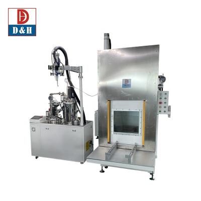 China 2K Vacuum Potting Machine With Vacuum Chamber And Conveyor In Epoxy Resins Dispensing for sale