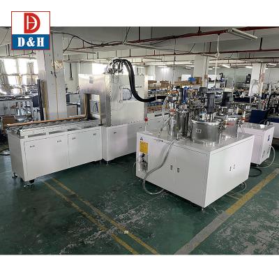 China 2K Vacuum Potting Machine With Vacuum Chamber And Conveyor In Epoxy Resins Dispensing for sale