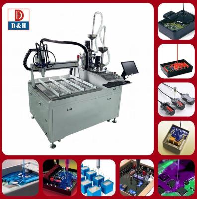 China Cartons Packaging 2 Component Potting Dispensing Dosing Glue Dispenser Casting System for sale
