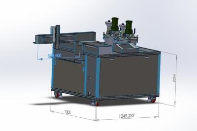 China Precision Metering AB Component Pouring Machine for Silicone Polyurethane Epoxy Resin for sale