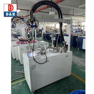 China Máquina de resina de cola epóxi da Daheng Automation com sistema de controle PLC e peso de 300 kg à venda