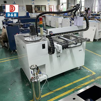 China 3 kg Tweecomponenten vloeibare lijmpotmachine met mixer en dispenser Te koop
