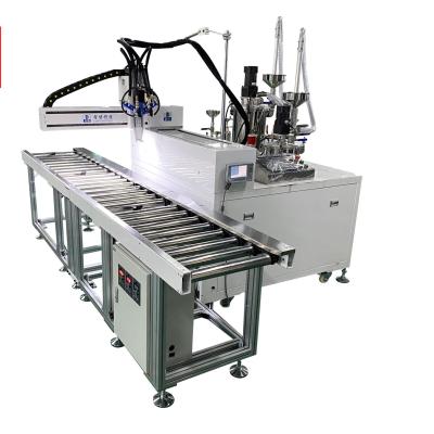 China Verpakkingsvorm Automatische lijmverdeler voor AB-potting van lijm op transportbanden Te koop