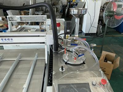 China 2 Máquina de enchimento de peças Adesivos Aplicador de cola com agitadores e sistema de aspiração à venda