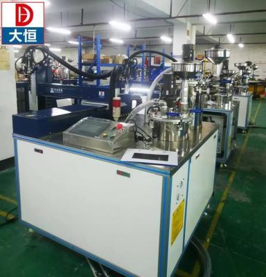 China Electronics Green Energy Semi Automatic AB Glue Dispensing Machine with Precise Valve for sale