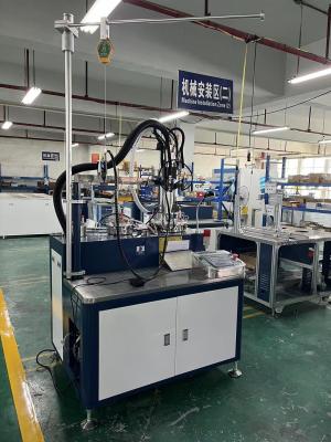 China 460kg Capacity Silicone Epoxy Resin Glue Syringe Gun Mixer Dispenser with PLC Control for sale