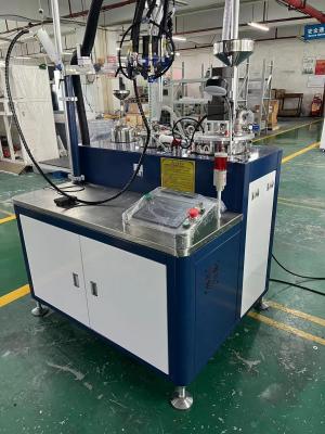 China 460kg Capacity Silicone Epoxy Resin Glue Syringe Gun Mixer Dispenser with PLC Control for sale