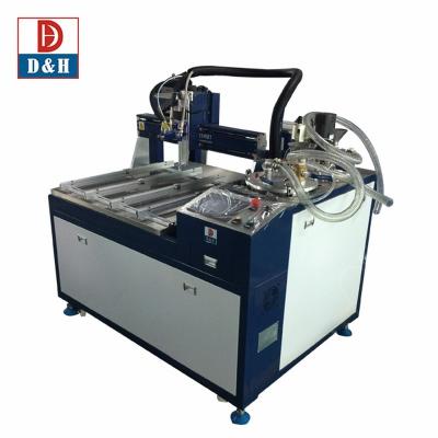 China Método de mistura estático/dinâmico Máquina de colocação em pote de resina de poliuretano de 500 kg para condensador à venda