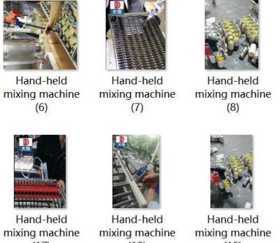 中国 25Lと10L コンテナ ボリューム AB LEDライト産業用エポキシ粘着剤配送機 販売のため