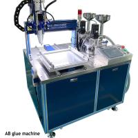 China Speed AB Epoxy System Metering Mixing Dosing Machine with Plastic Packaging Material for sale