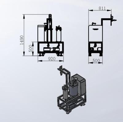 China JYPJ-1000 Anpassung Spendenmaschine PU Silikon Epoxydruckleim-Meter Mischen zu verkaufen