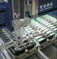 China Automatic Glue Potting Machine With Conveyor Partner for sale