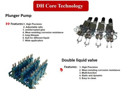 Cina Macchina di distribuzione di colla adesiva al silicone con sistema di distribuzione completamente automatico di Daheng in vendita