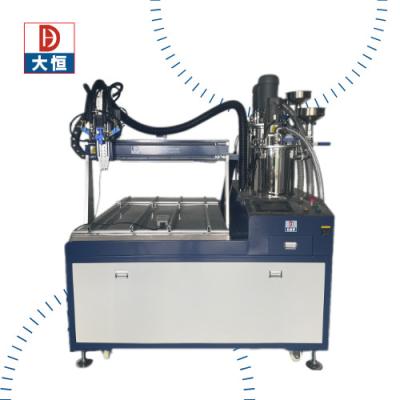 Cina Daheng Patent Plunger Pump Glue Potting Machine con rapporto Ab regolabile / serbatoi in vendita