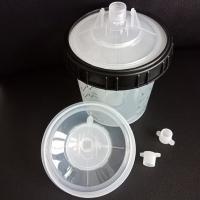 China PP Spray gun disposable plastic paint mixing cup for sale