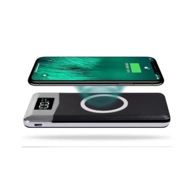 China Drahtloses der Vollmacht- zur Belastung des Anlagevermögensbank 6000-10000 Milliamperestunde drahtloses tragbares bewegliches Qi Radioapparatgroßhandelsladegerät der Energiebank 10000mah zu verkaufen