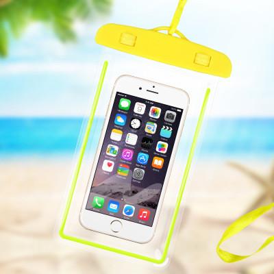 China For Iphone 8 led light waterproof phone case,armband waterproof case bag for sale