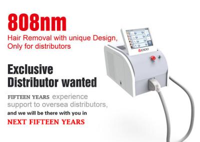 China Vertical 808nm Diode Laser Hair Removal Machine With Germany Laser 3 - 40 J/Cm2 for sale