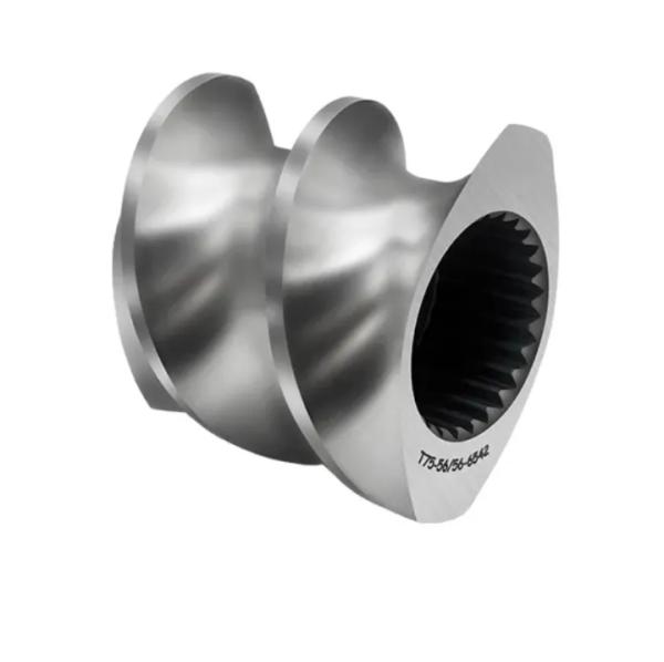 Quality Double Flighted Twin Screw Extruder Screw Elements Compressor OEM ODM for sale