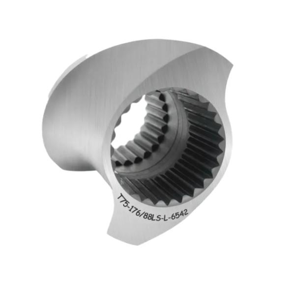 Quality Engineering Plastic Extruder Screw Element Parts Customized for sale