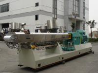 China Custom Twin PVC Extruder Machine For Antistatic Engineering Plastics Pelletizing for sale