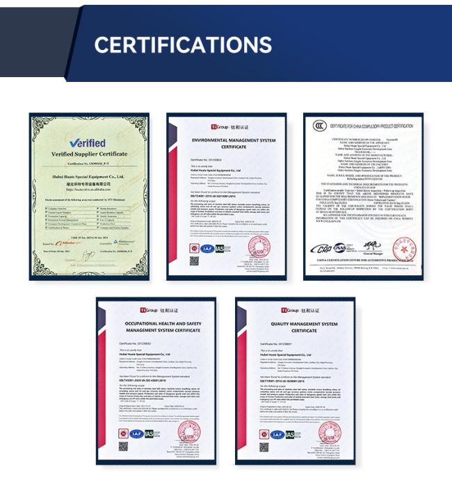 Industry certifications and quality standards