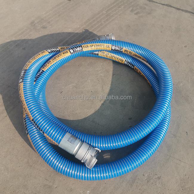 Chemical delivery hose close-up