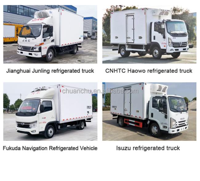 Interior view of refrigerated compartment