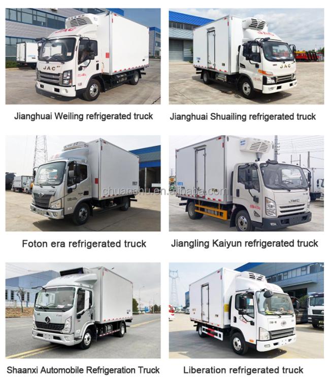 Rear doors of refrigerated truck