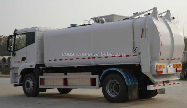 Pure electric self-unloading truck unloading mechanism