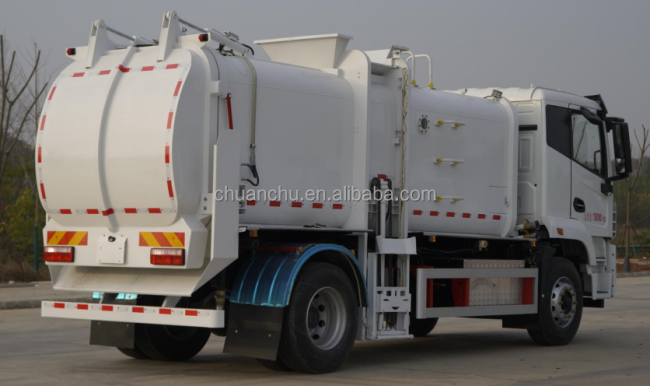 Pure electric self-unloading truck control panel