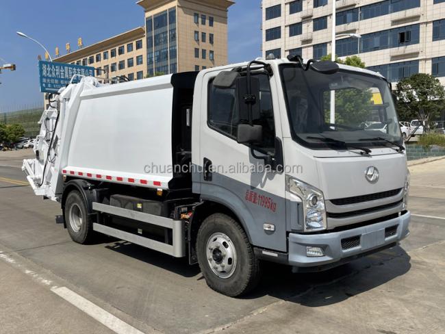 Dongfenghua T5 Electric Garbage Truck side view