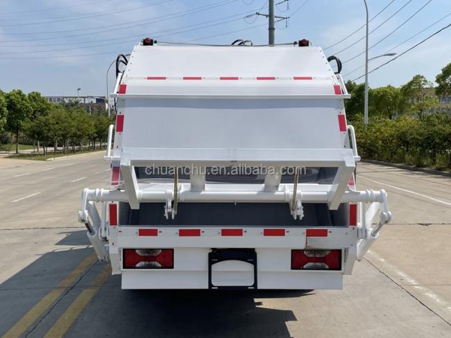 Dongfenghua T5 Electric Garbage Truck rear view