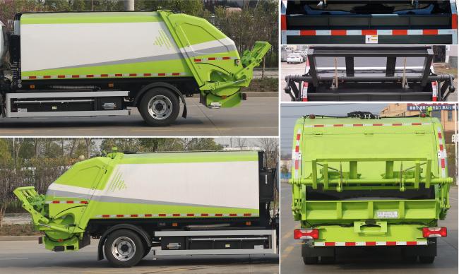 Dongfenghua T5 Electric Garbage Truck compression mechanism