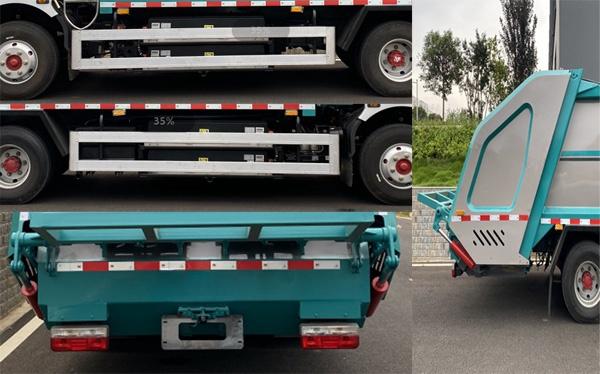 Dongfeng Captur electric garbage truck charging port