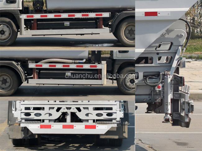 Pure electric self-loading garbage truck operational demonstration