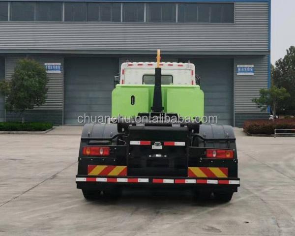 Pure electric hook arm garbage truck specifications