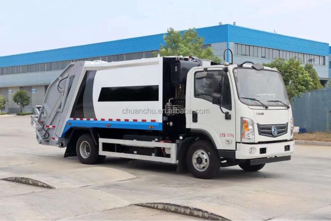 Dongfeng 5083ZYSBEV electric garbage truck front view