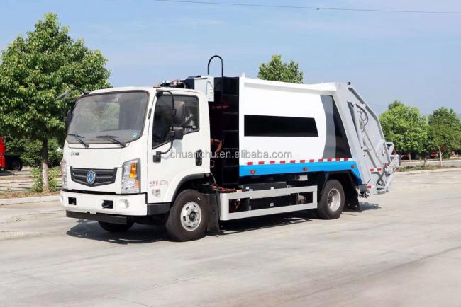 Dongfeng 5083ZYSBEV electric garbage truck side view