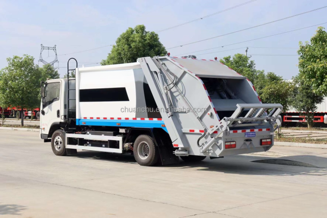 Dongfeng 5083ZYSBEV electric garbage truck technical diagram
