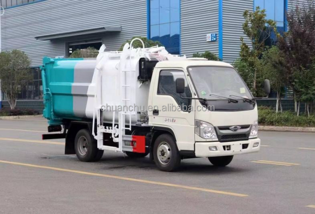 Pure Electric Sanitation Truck front view