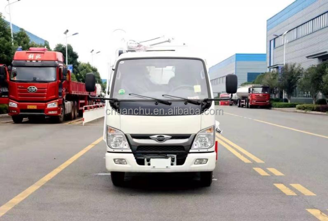 Pure Electric Sanitation Truck side view