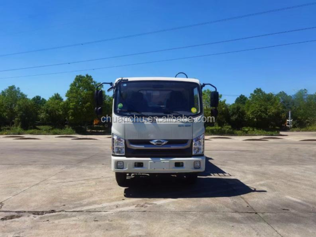 Foton compression garbage truck front view