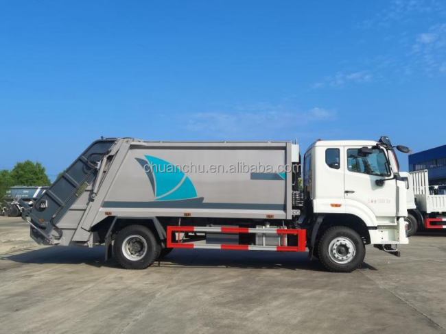 Diesel garbage truck loading mechanism